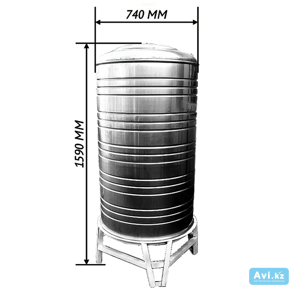Бак из нержавейки для воды от 500 л - Алматы - Объявление № 599866 Avi ...