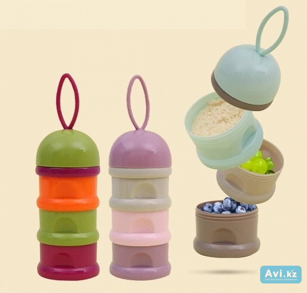 Контейнер-дозатор для сухой молочной смеси или сыпучих продуктов ...