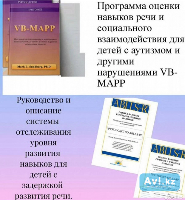 VB mapp и ablls-r руководство и протокол в Алматы - № 986697 - Продаю ...
